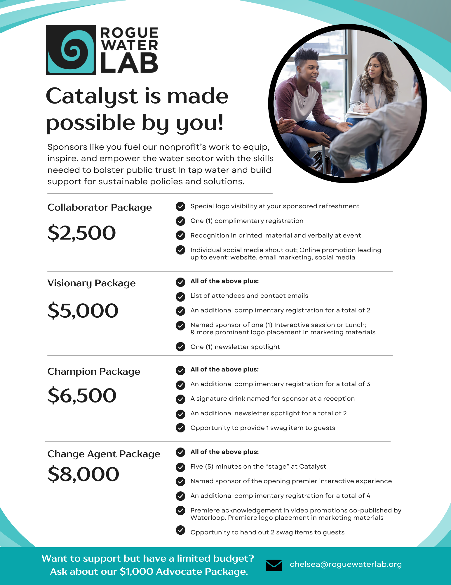 Support the Movement - Rogue Water Lab